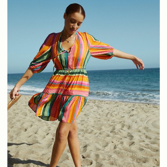 FARM Rio | Dresses | Farm Rio X Anthropologie Mini Coverup Dress | Poshmark